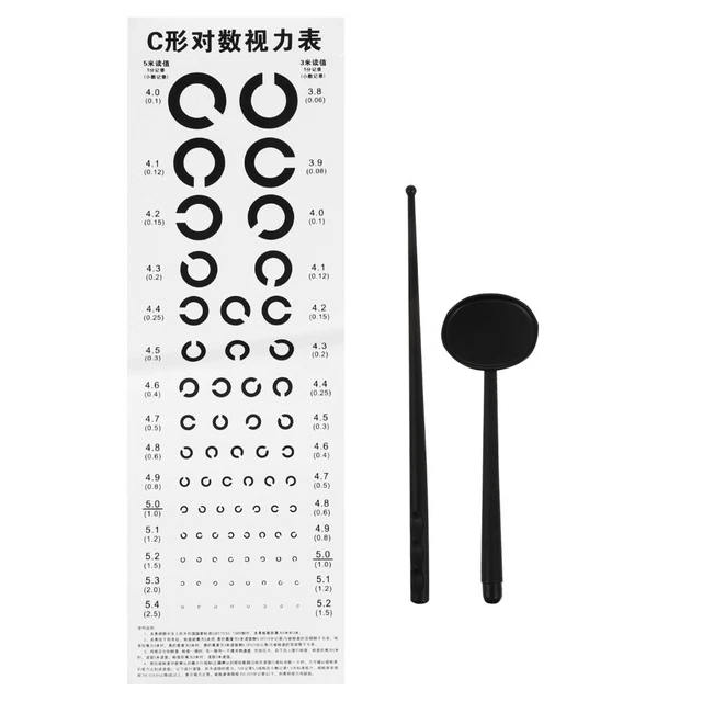 EYE VISION TEST Chart Eye Chart Poster Standard Eye Chart Snellen Test ...