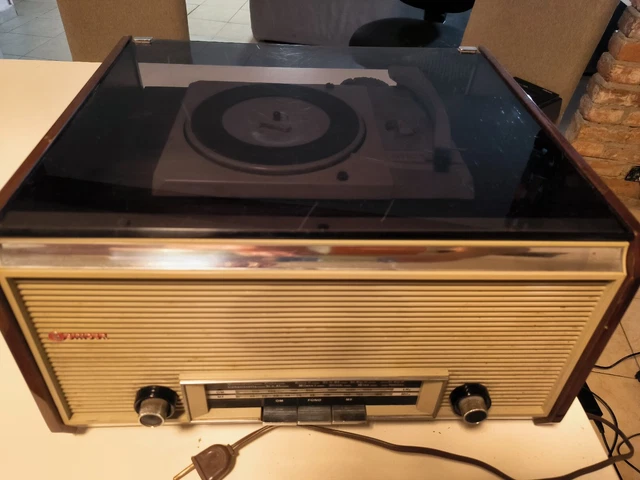 RADIO GIRADISCHI SINGER Mod. AP670 Anni 60 EUR 15,00 - PicClick IT