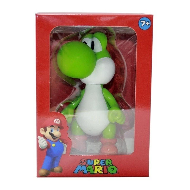 SUPER MARIO BROS Yoshi Green Action Figure Anime Peripherals Model Doll ...