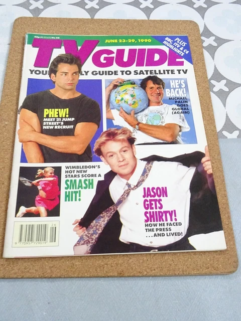 TV GUIDE MAGAZINE Jun 23rd 1990 Jason Donovan Michael Palin 21 Jump ...