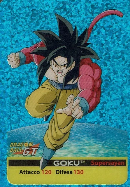 LAMINCARDS DRAGON BALL Gt Edibas Serie X Metal Goku Z08 Gd41 EUR 3,50 ...
