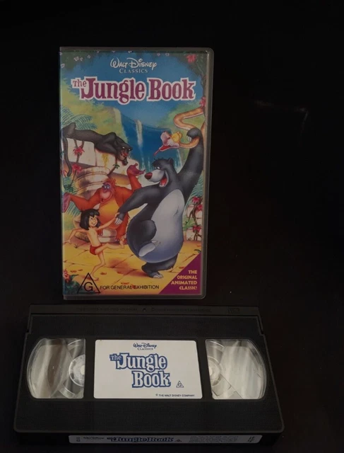 WALT DISNEY CLASSICS the jungle book VHS Video 1990s $12.99 - PicClick AU