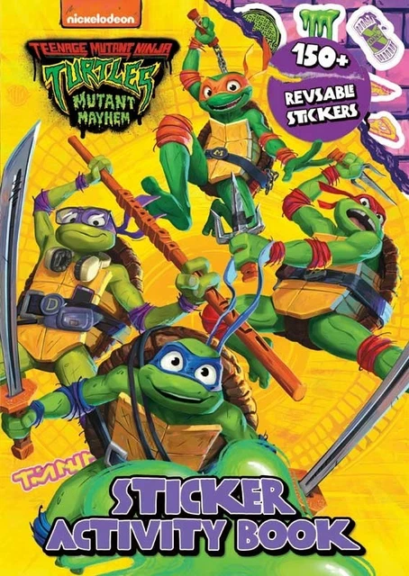 TEENAGE MUTANT NINJA Turtles Sticker Activity Book - Fast & FREE ...