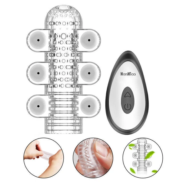 6-BULLETS-VIBRATING-GLANS-TRAINER-MALE-PENIS-MASSAGE-REMOTE-VIBRATOR ...