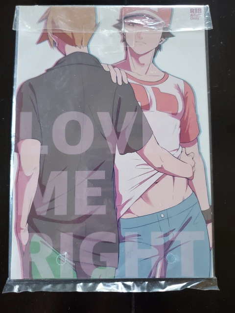 RARE JAPANESE DOUJINSHI Manga Yaoi BL - Pokémon Green x Red - Love me Right $85.00 - PicClick CA