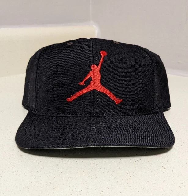 VINTAGE AIR JORDAN Nike Snapback Hat Cap Michael Jordan 45 Made In USA ...