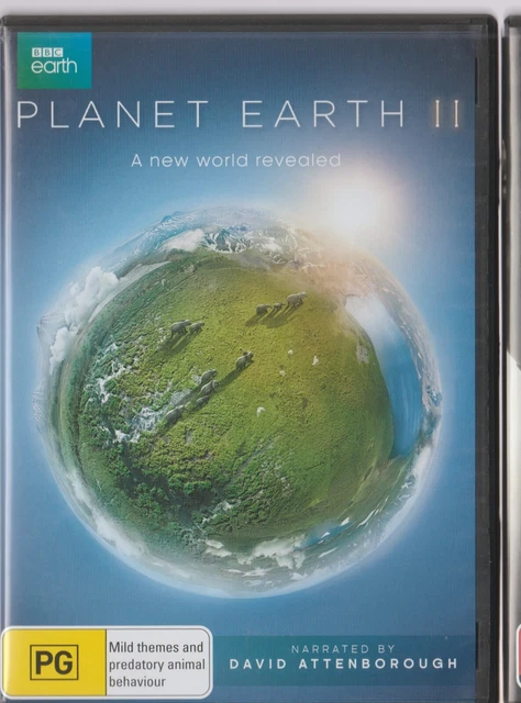 PLANET EARTH 2 BBC David Attenborough Documentary R4 DVD As New FREE ...