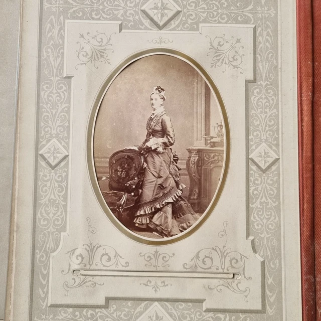 PHOTO CABINET MRS Thacker Wilde 1880s PHOTOGRAPHER Ferranti Oscar Wilde ...