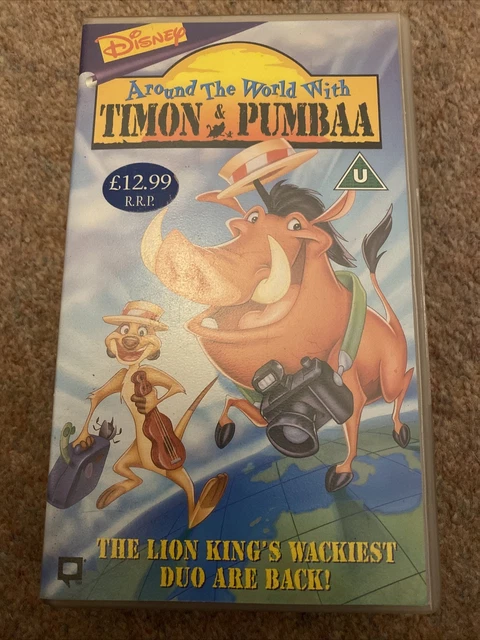WALT DISNEY - Around The World With Timon And Pumba (VHS) . TEStEd £3. ...