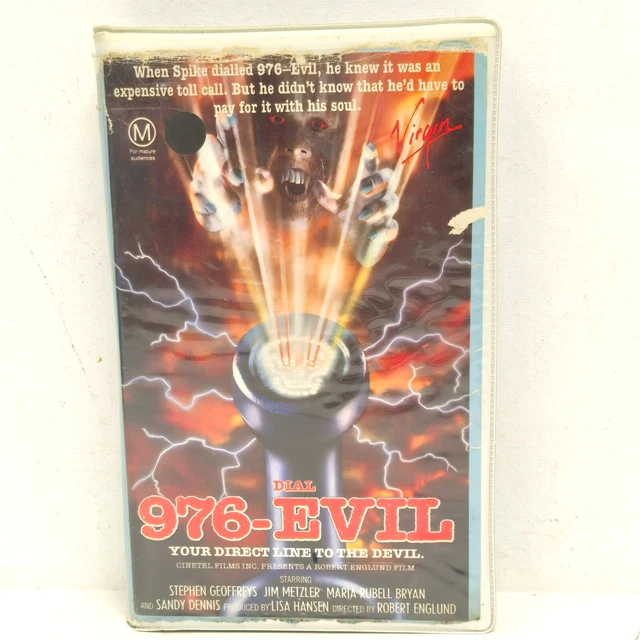 DIAL 976-EVIL - Big Box Clamshell VHS Tape $49.90 - PicClick AU