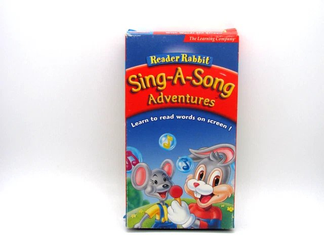 READER RABBIT - Sing-A-Song Adventures (VHS) Tested I $7.46 - PicClick CA