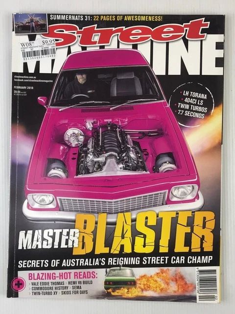 STREET MACHINE MAGAZINE Feb 2018 Summernats 31 Poster inside $35.00 ...
