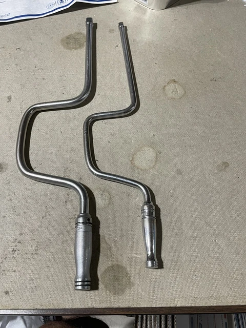 SET OF SNAP-ON 3/8" Drive Speed Spanner Wrench & 1/2 Drive Speed Handle ...