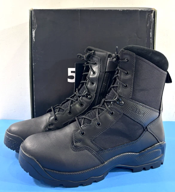 NIB 14 REG Men's 5.11 Tactical Atac 2.0 8" Side Zip Boots 12391 Black £ ...