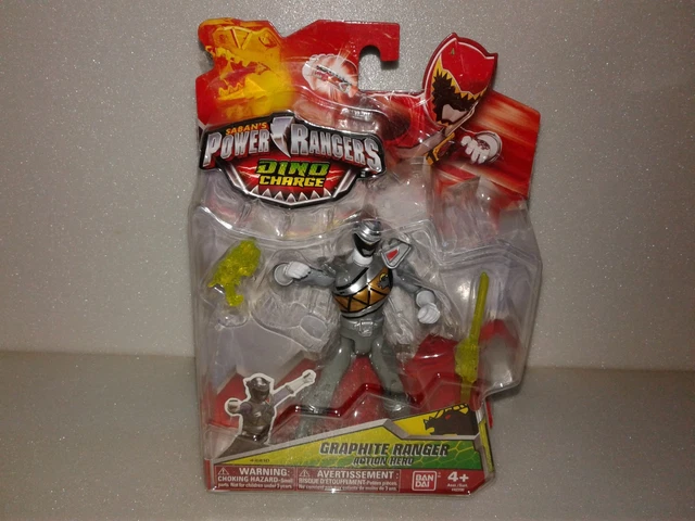 POWER RANGERS DINO Charge GRAPHITE POWER RANGER 5" Action Hero : 2015 ...
