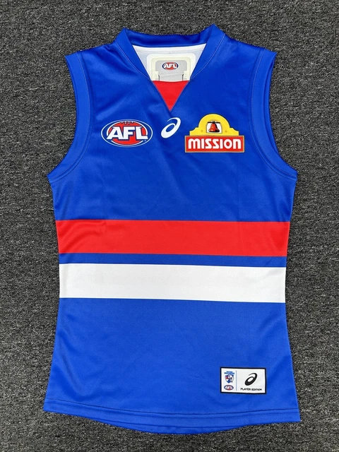 WESTERN BULLDOGS HOME Player Issue Guernsey Jumper Jersey Size Small ...