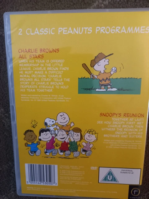 PEANUTS CHARLIE Brown All Stars Dvd 2 Episodes EUR 11,70 - PicClick FR