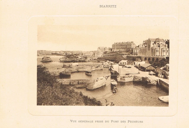 BIARRITZ VUE GÉNÉRALE prise du Port des Pêcheurs Carte Dimens.145 x 210 mm ~1900 EUR 7,90 ...