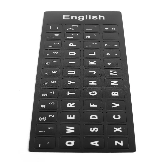 ENGLISH KEYBOARD STICKER Replacement Keyboard Sticker For Desktop PC ...