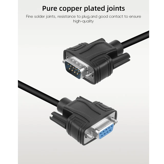 DB9 RS232 9-PIN D-SUB Serial Port to Screw Terminal Connector Solderless Cable $7.68 - PicClick CA