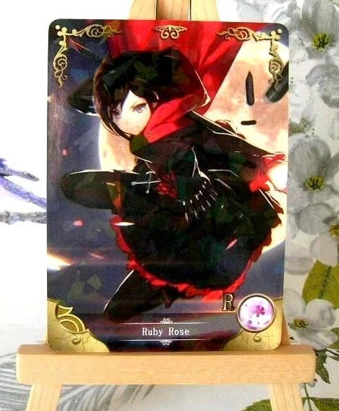 RUBY ROSE RWBY CARTE RARE Goddess Story Anime Waifu Card NS-2M01 EUR 4 ...