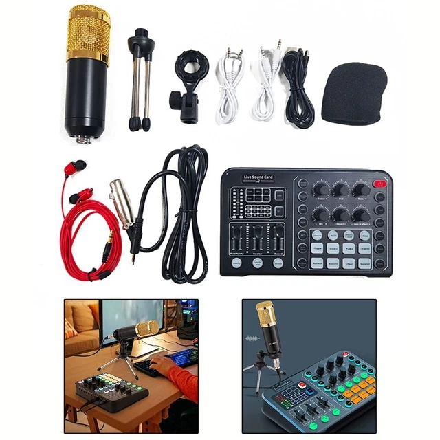 ENHANCE YOUR FOR Live Streams with M6 Sound Card Mixer and Lighting ...