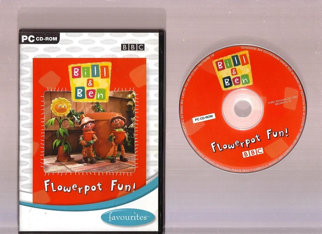 BILL & BEN Flowerpot Fun! Childrens Software/Games From The Bbc For The ...