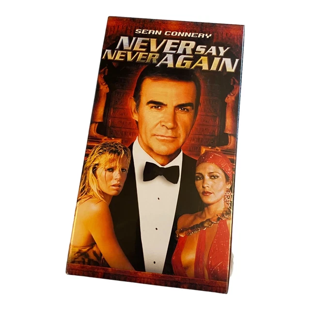 NEVER SAY NEVER Again (VHS, 2000) James Bond Sean Connery 007 - New ...