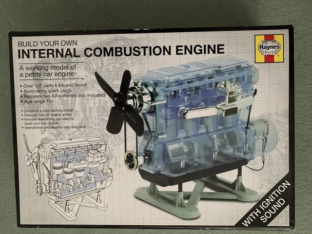 HAYNES BUILD YOUR Own Internal Combustion Petrol Engine Kit - Age Range ...
