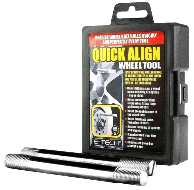 PAIR CAR ALLOY Wheel Alignment Align Tool M12 x 1.5 Bolts Studs lugs ...