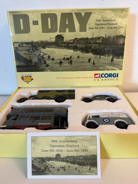 CORGI CLASSICS D-DAY 50Th Anniversary Operation Overlord Set 1944-1994 ...