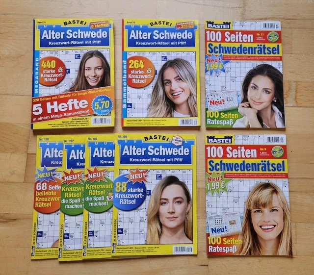 BASTEI ALTER SCHWEDE Megabd 31, Sammelbd, 4 Hefte, 2x 100 Seiten ...