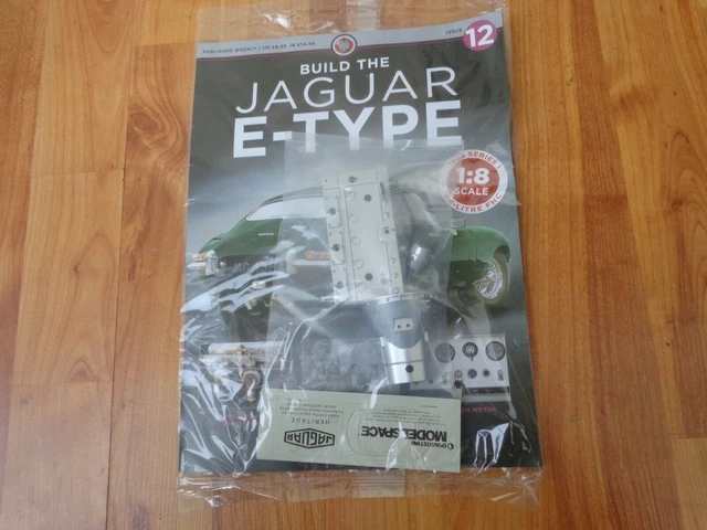 1/8 DEAGOSTINI BUILD Your Own The Jaguar E-Type Car Issue 12 Inc Part £ ...