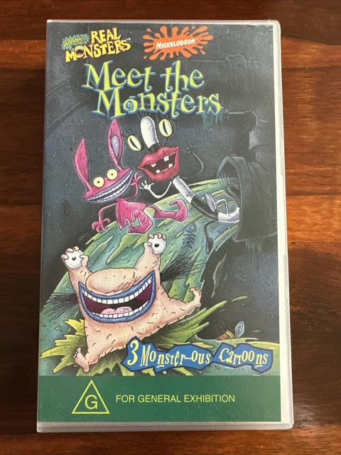 AAAHH!!! REAL MONSTERS VHS - Meet The Monsters - 90s Nickelodeon ...