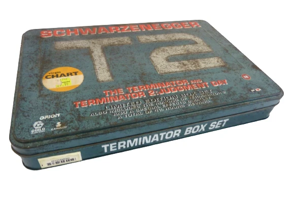 TERMINATOR 2-JUDGMENT DAY VHS Limited Edition Boxset in Tin Box Rare ...
