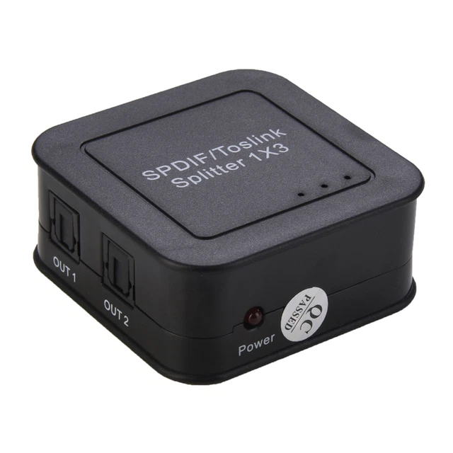 1×3 OPTICAL SPLITTER Supports LPCM2.0//-AC3 Audio Formats Output S3C8 £ ...