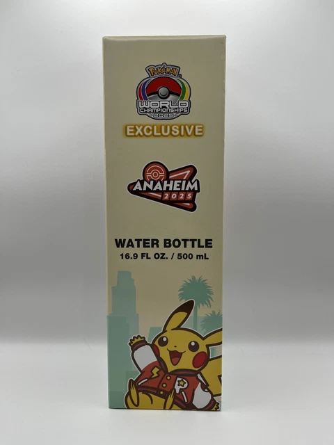 POKÉMON WORLD CHAMPIONSHIPS 2025 Anaheim Water Bottle – NEW $78.69 - PicClick CA