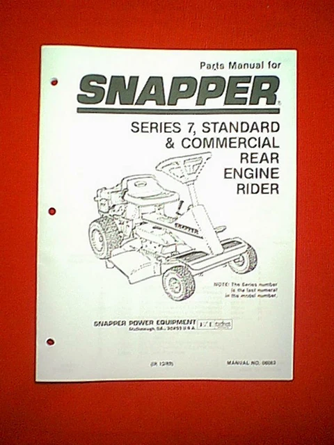 Snapper Mower Parts