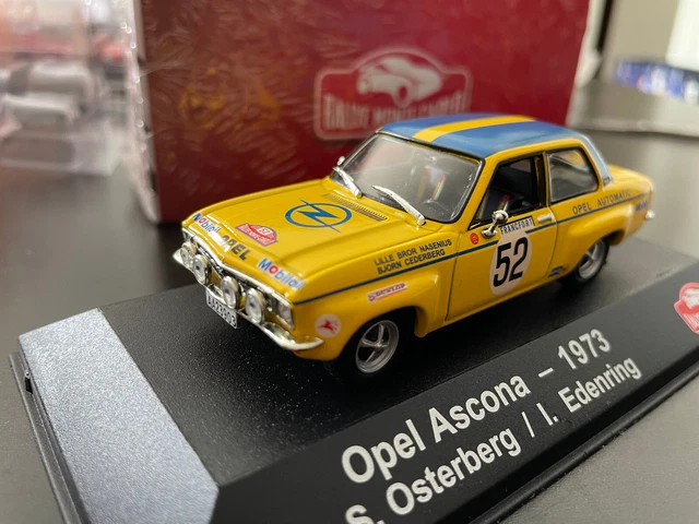 OPEL ASCONA OSTERBERG Rallye Monte Carlo 1973 Rally Wrc Ixo Altaya 1/43 ...