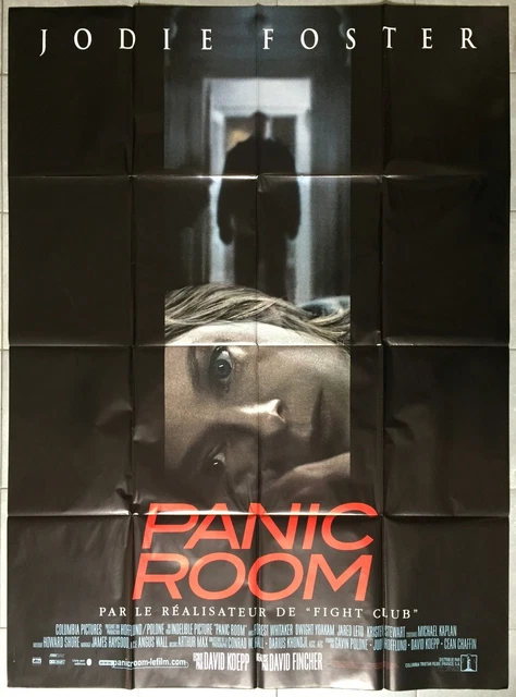 AFFICHE PANIC ROOM David Fincher JODIE FOSTER Kristen Stewart 120x160cm ...
