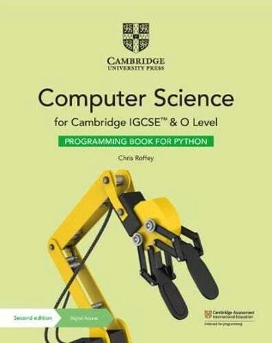 CAMBRIDGE IGCSE (TM) and O Level Computer Science Programming Book for ...