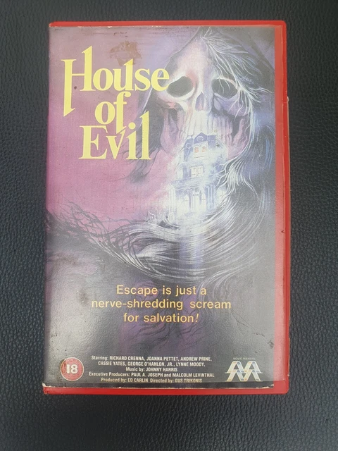 HOUSE OF EVIL Vhs AKA The Evil 1978 Richard Crenna horror ex Rental big ...
