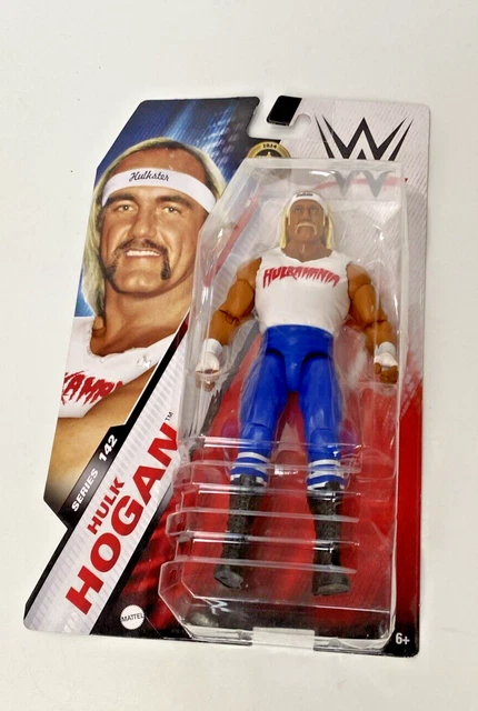MATTEL WWE BASIC Series 142 Hulk Hogan Hulkster Wrestling Action Figure ...