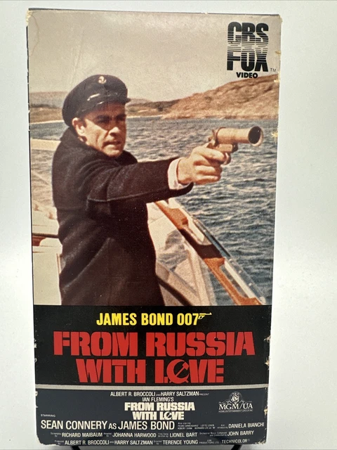 FROM RUSSIA WITH Love VHS 1984 CBS FOX James Bond 007 Sean Connery $11. ...
