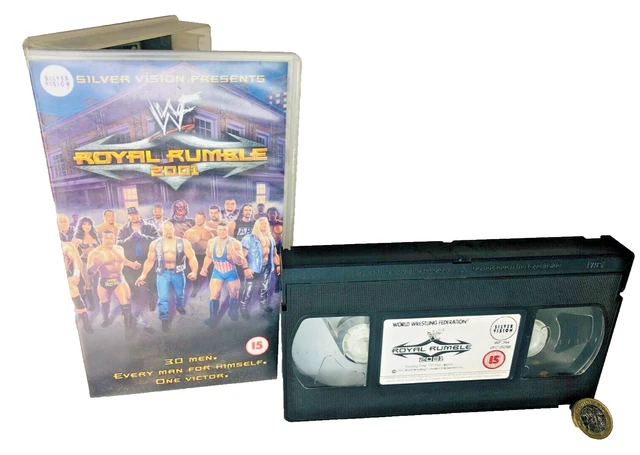 VHS VIDEO ROYAL Rumble 2001 Wrestling WWE NO MOULD Vintage ra £17.61 ...