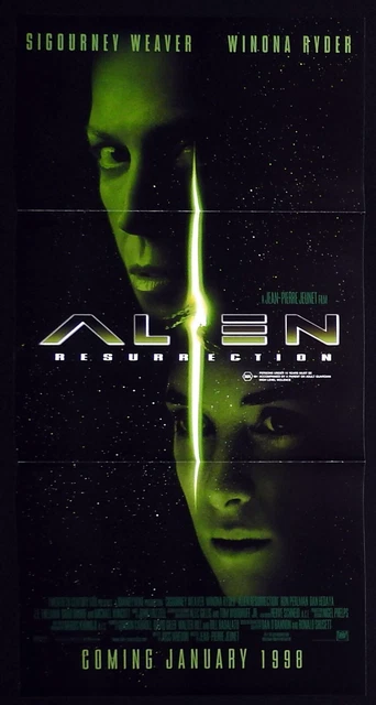 ALIEN RESURRECTION ORIGINAL Daybill Movie poster Sigourney Weaver ...