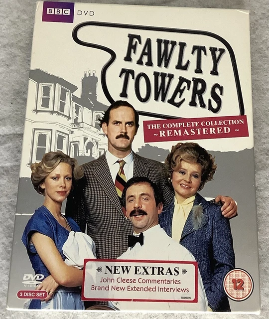 FAWLTY TOWERS-THE COMPLETE Collection Remastered 3 Disc Set Very good ...