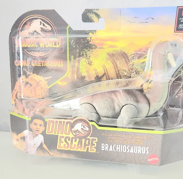 MATTEL JURASSIC WORLD, Brachiosaurus, Camp Cretaceous, Dino Escape ...