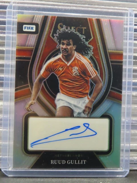 2022-23 SELECT FIFA Ruud Gullit Sensational Signatures Argent Prizm ...