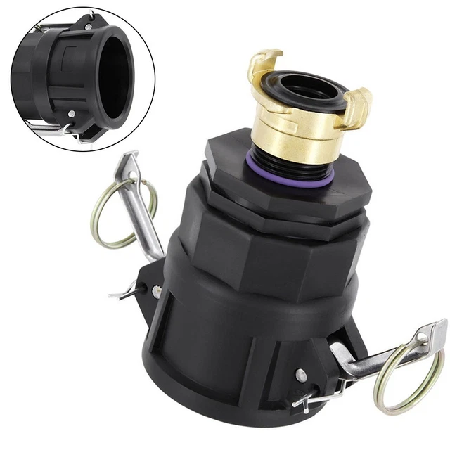 SECURE QUICK CONNECT IBC Adapter for GeKa System 2inch Socket Included ...